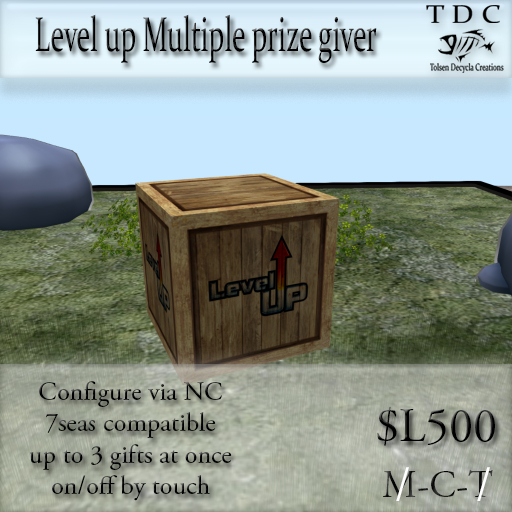 Second Life Marketplace - [TDC] Level up box Multi (add me)